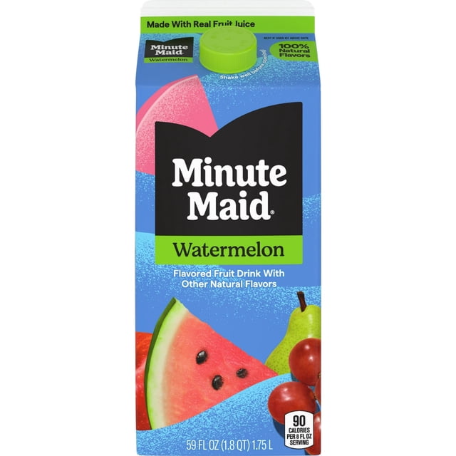 Minute Maid Premium Watermelon Fruit Juice, 59 fl oz Carton (Pack of 6 ...