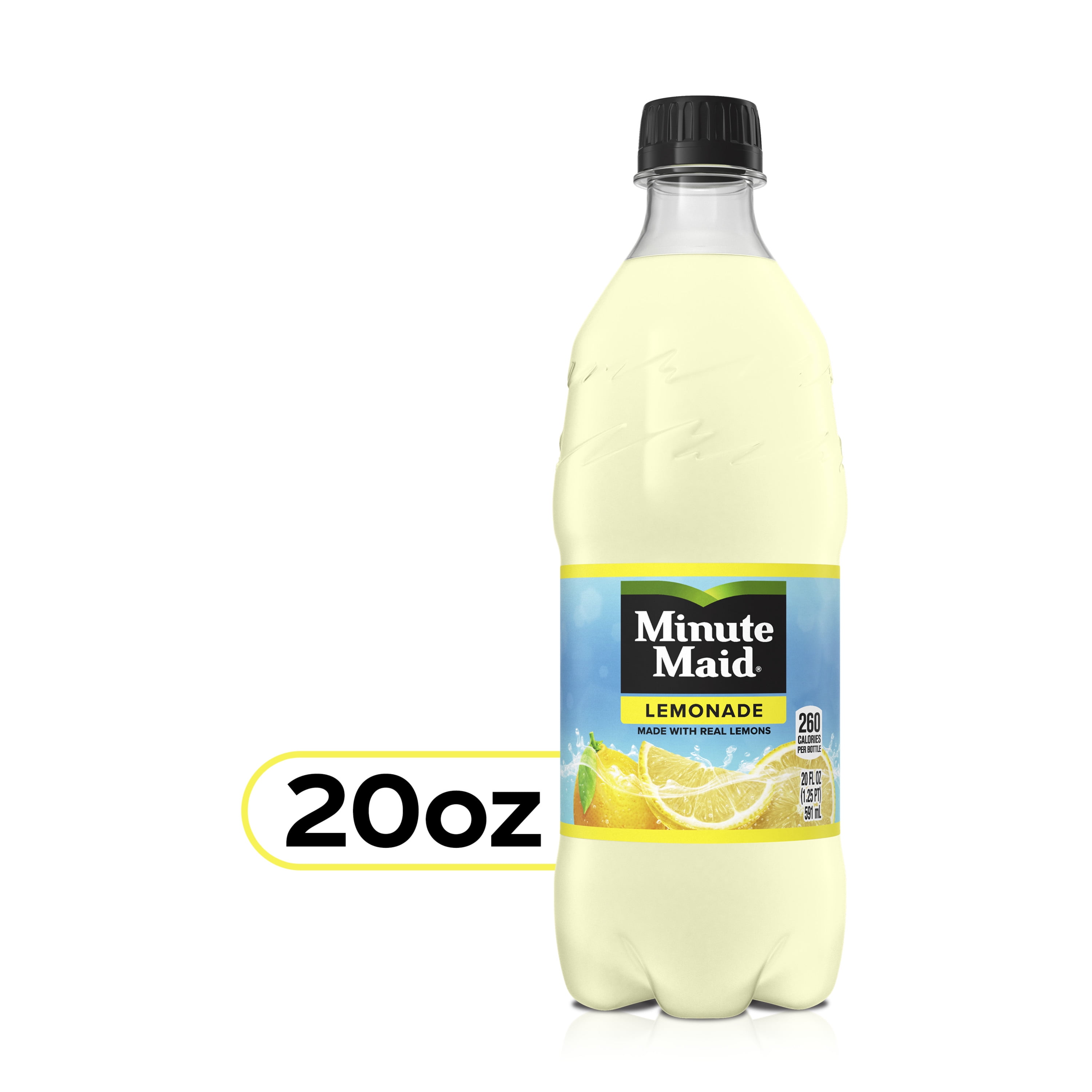 Minute Maid Real Fruit Lemonade, 20 fl oz Bottle - Walmart.com