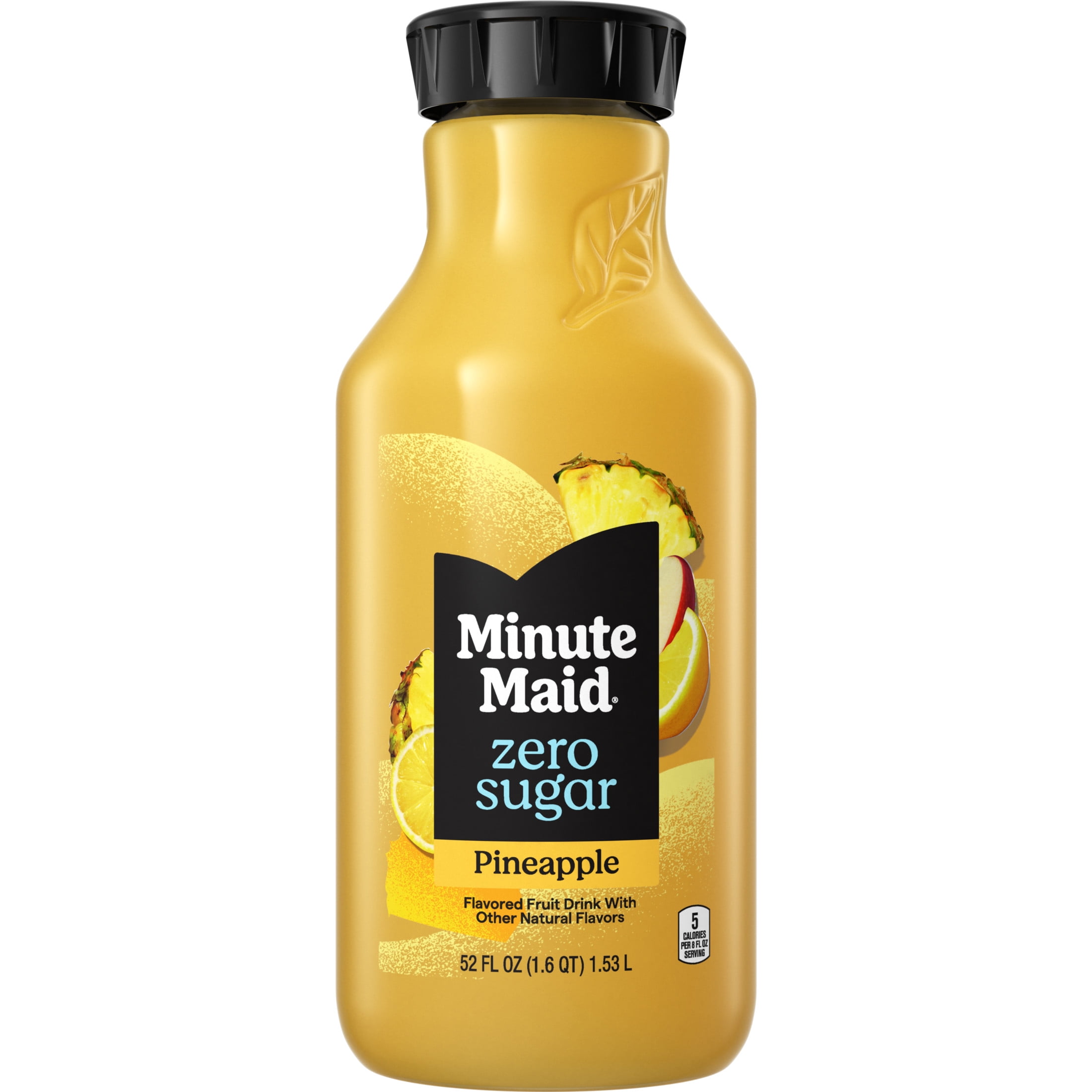 Minute Maid Zero Sugar Pineapple Drink 52 fl oz Liquid with Vitamin C ...