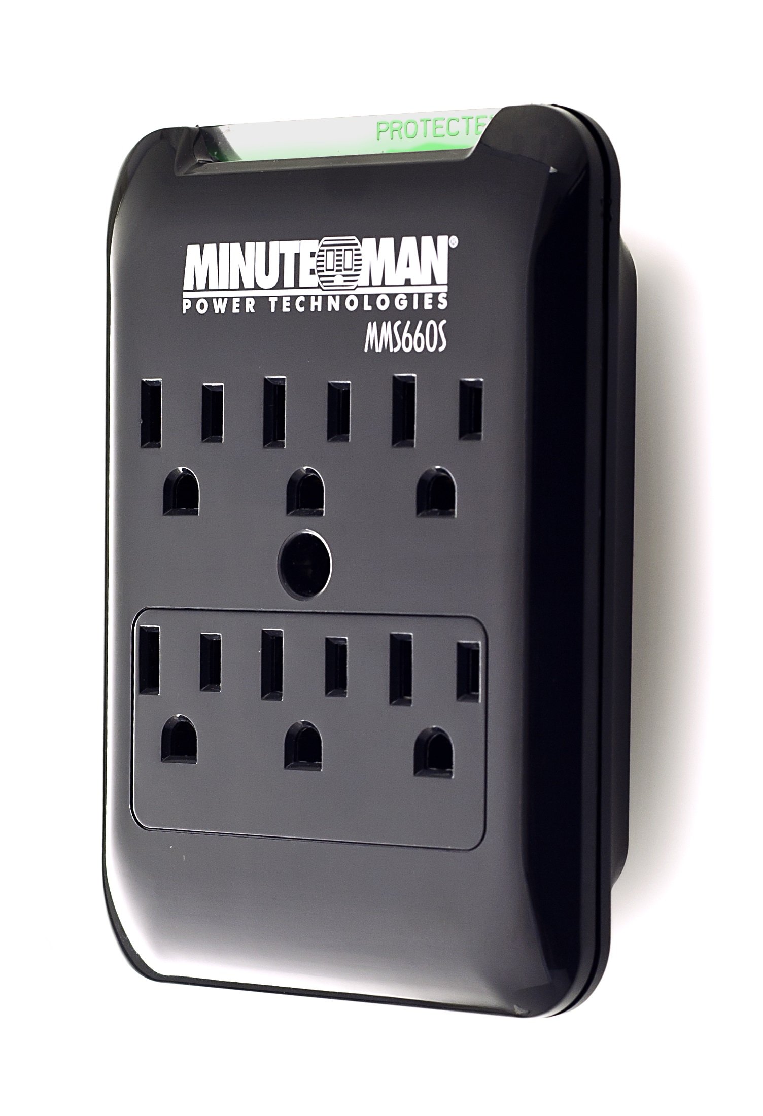 Minute Man Minuteman MMS660S Slim line Series Surge Protector, AC 120 V ...