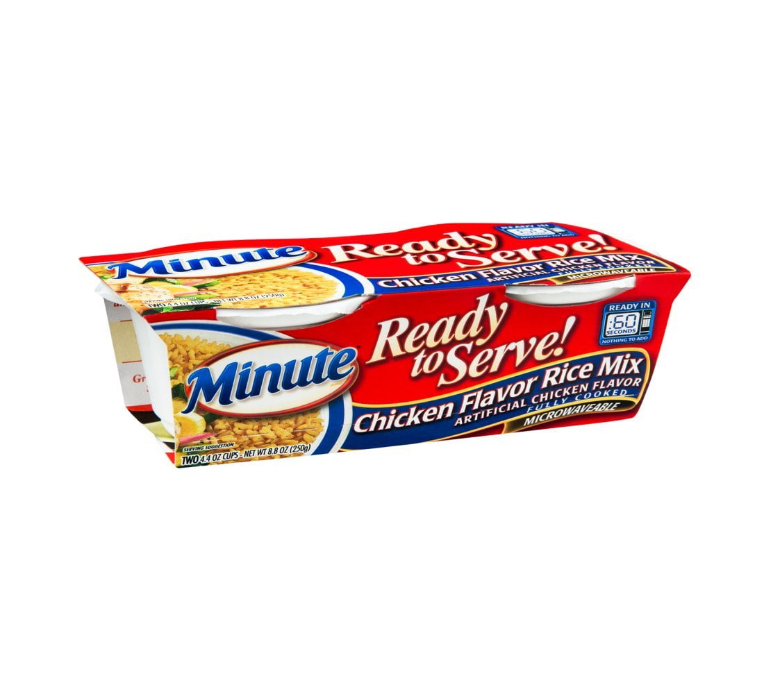 Minute Ready to Serve Chicken Flavor Rice Mix (Pack of 5) - Walmart.com