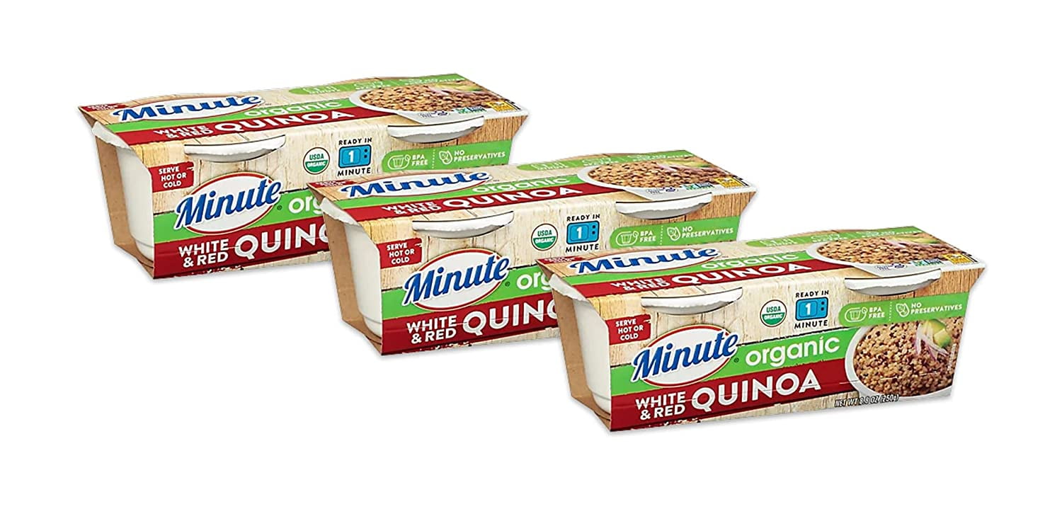 Minute Ready to Serve White & Red Quinoa Rice, 2 - 4.4 oz cups (Pack of ...