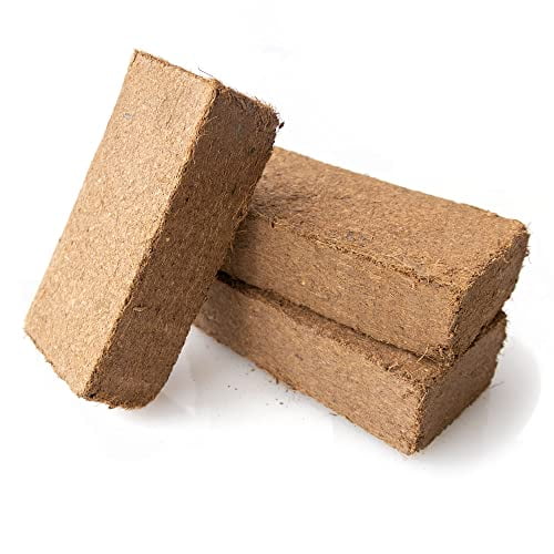 Minute Soil Plus Brick - NPK Amended Compressed Coco Coir Fiber Grow ...