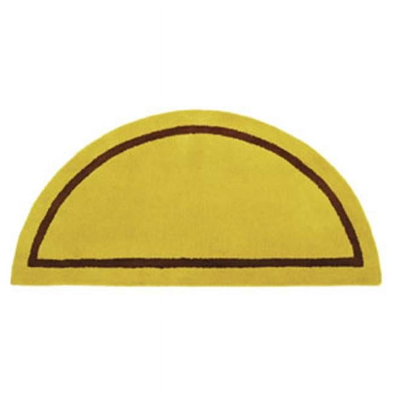 Minuteman H-6 Half Round Rug Amber- Green - Walmart.com