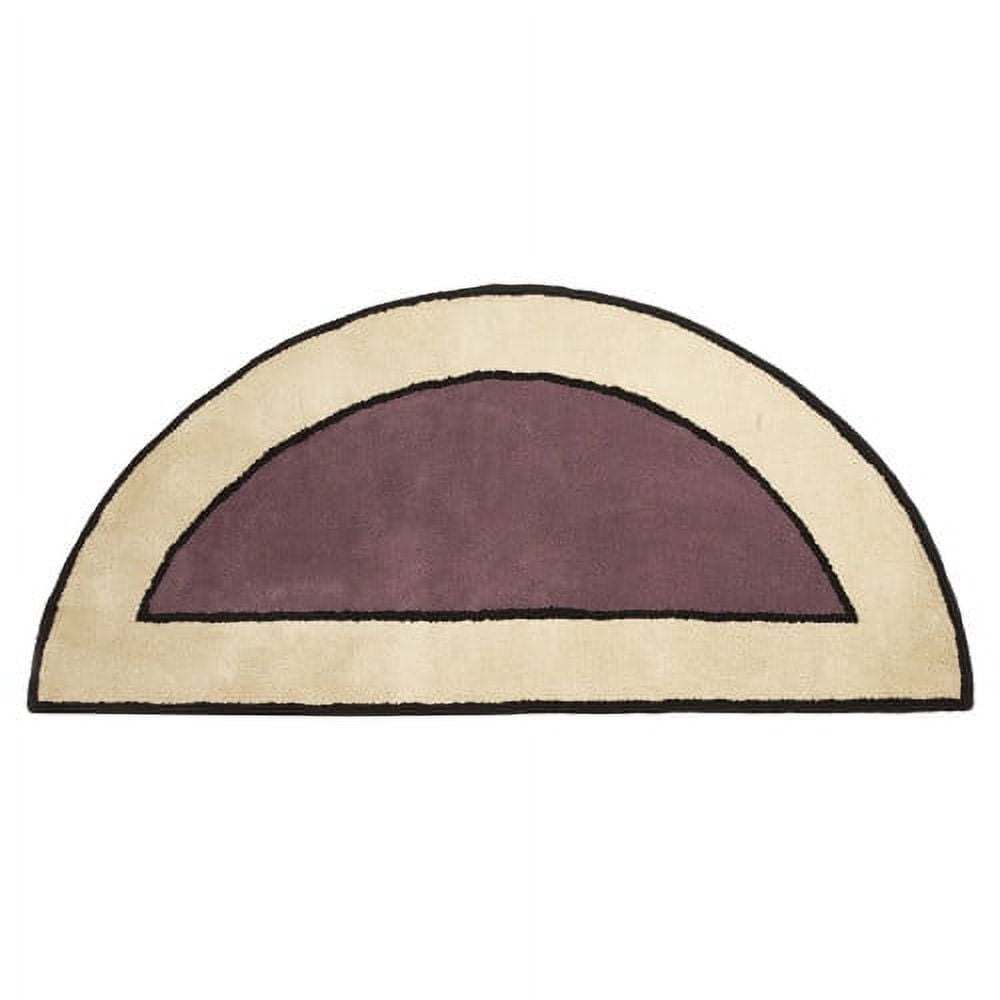 Minuteman H-67 Half Round Rug Contemporary - II - Dusk - Walmart.com