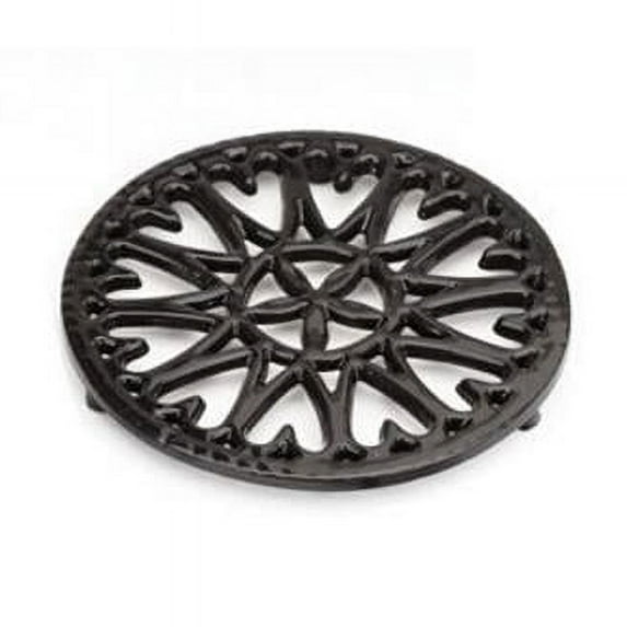 7" Black Porcelain Trivet - Walmart.com