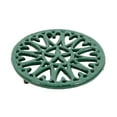 Minuteman International 7-Inch Green Sunburst Trivet, Cast Iron for ...