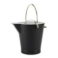 Minuteman International Powder Coated Steel Ash Bucket Pail with Handle ...