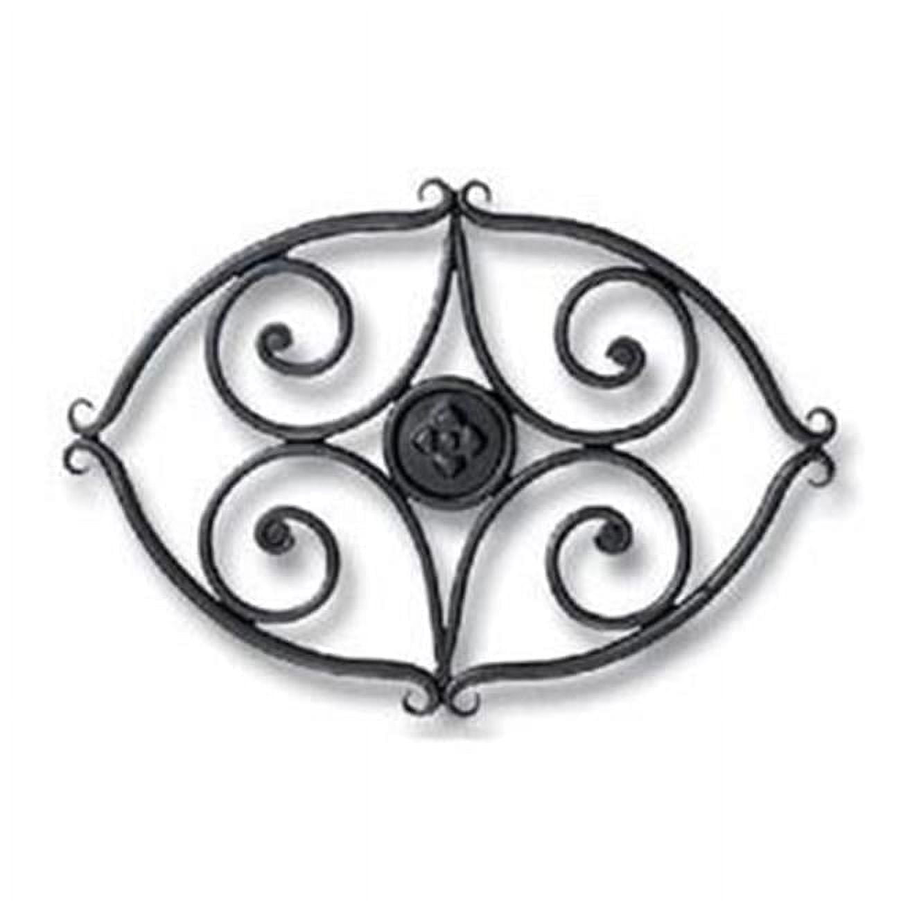 Minuteman TWI-02 Wrought Iron Trivet Scroll in Black - Walmart.com
