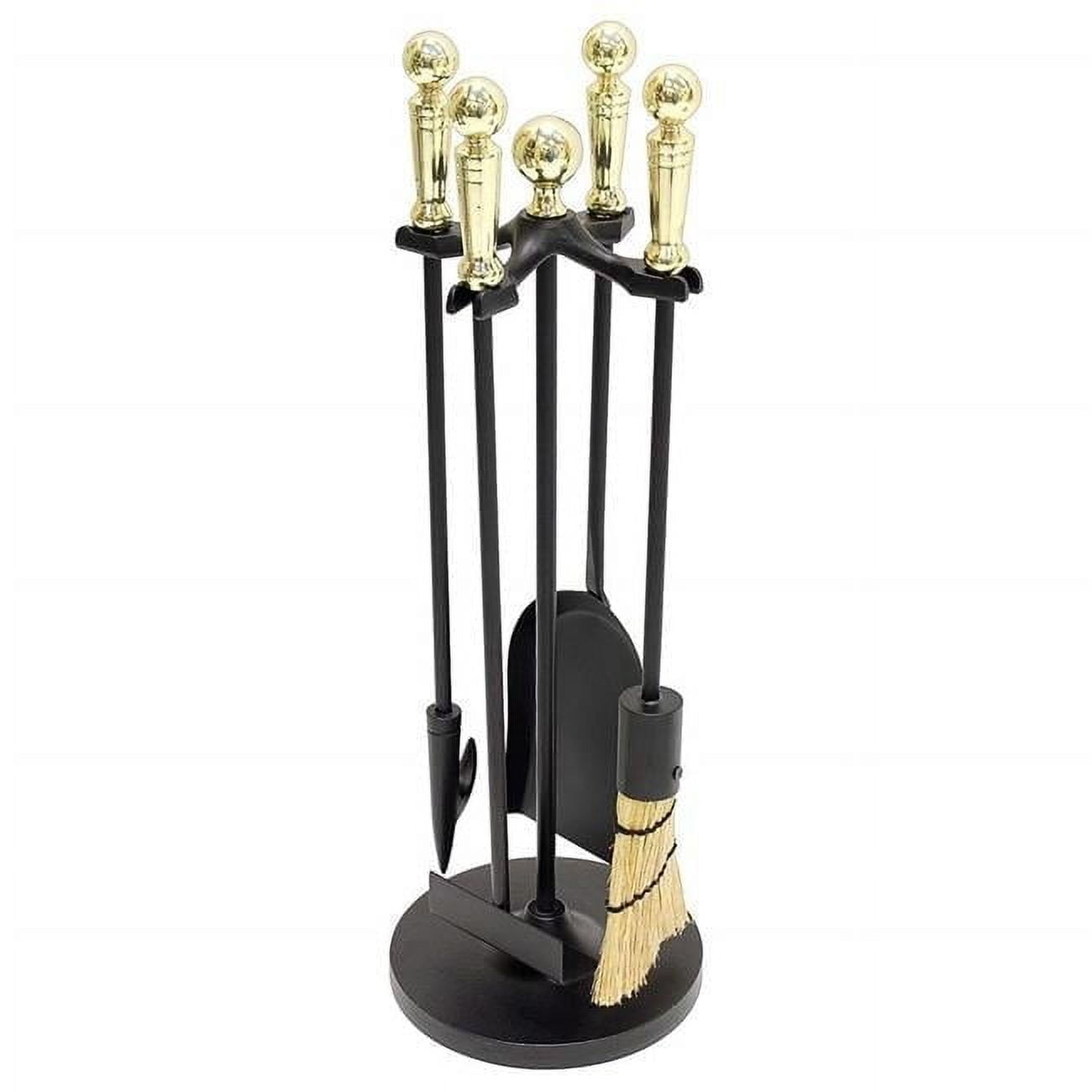 Minuteman MINI-14PB Paxton Mini Fireplace Tool Set, Polished Brass ...