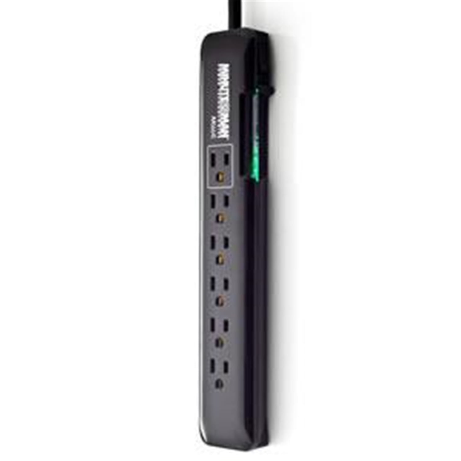 Minuteman MMS664S 6-Outlet Slim Line Surge Protector 15A 120V 1800 ...
