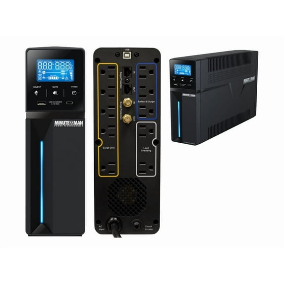 UPS AVR 1000VA 5-BAT/5-SURGEUSB - Walmart.com
