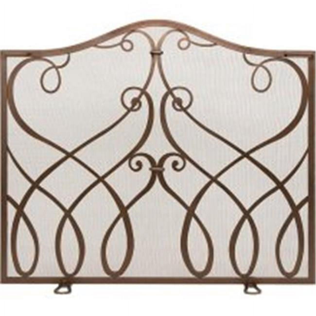 Cypher Screen - Size: 34" H x 38" W, Finish: Roman Bronze Powder Coated ...