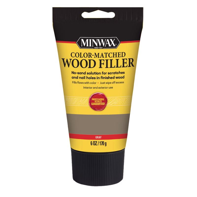 Minwax 1035198 6 oz Color Matched Wood Filler, Gray - Walmart.com