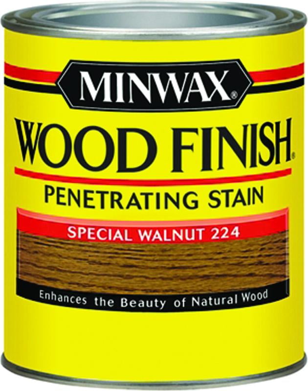 Minwax 22240 Special Walnut Wood Finish Penetrating Stain 1/2 Pint Oil Based,1 Each - Walmart.com