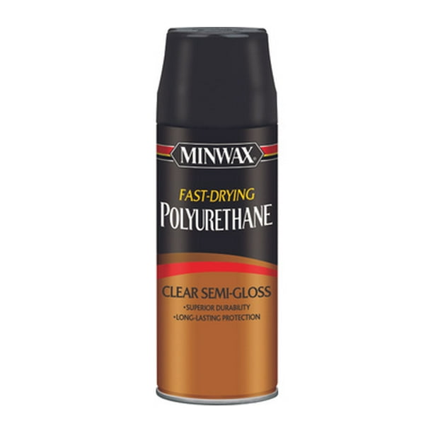 Minwax 33055 Clear Semi Gloss Fast Drying Polyurethane Aerosol ...