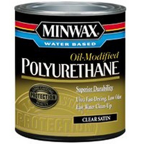Minwax 63025 1 Quart Minwax Water Based Satin Polyurethane - Walmart.com