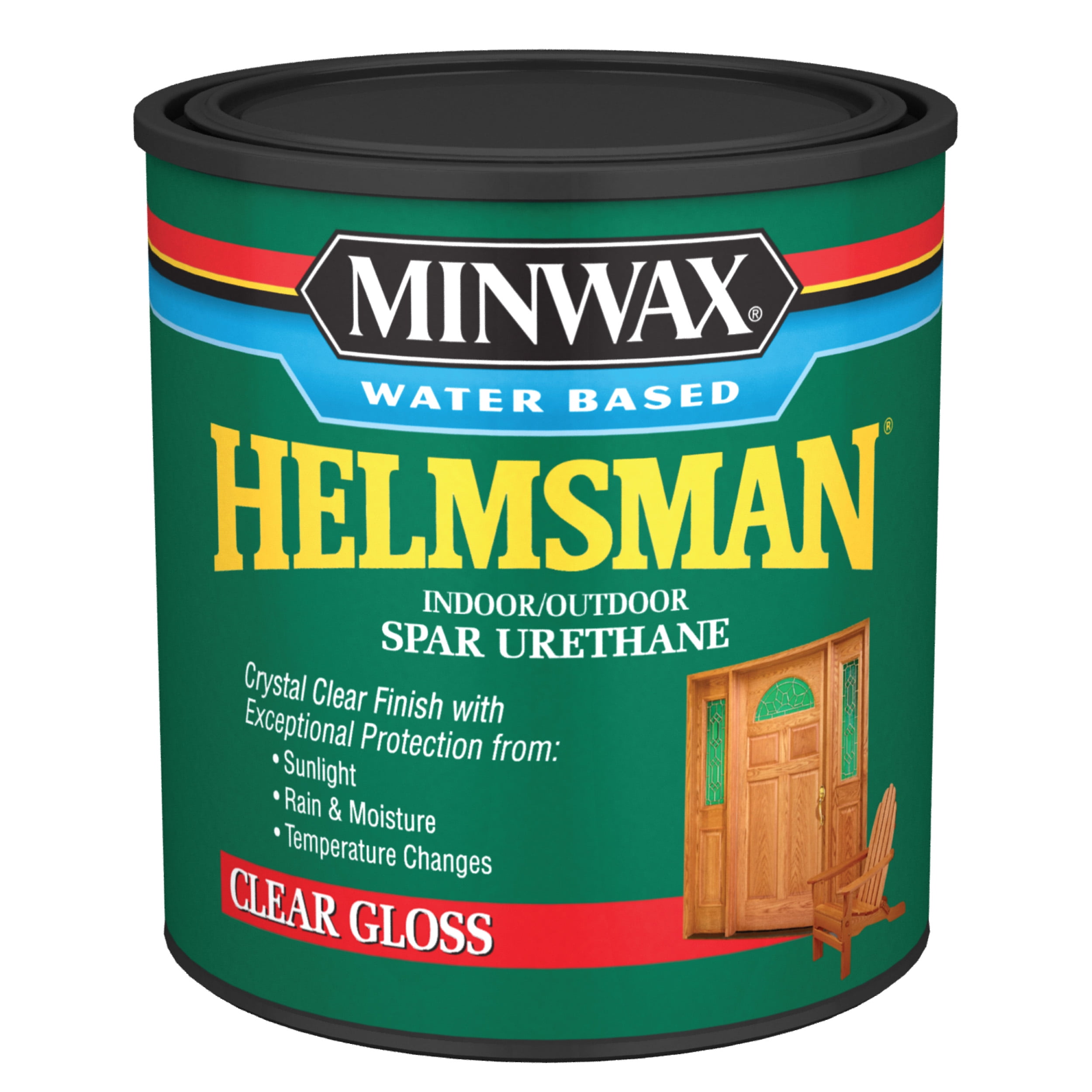 Minwax 630500444 Water Based Helmsman Indoor/Outdoor Spar Urethane ...