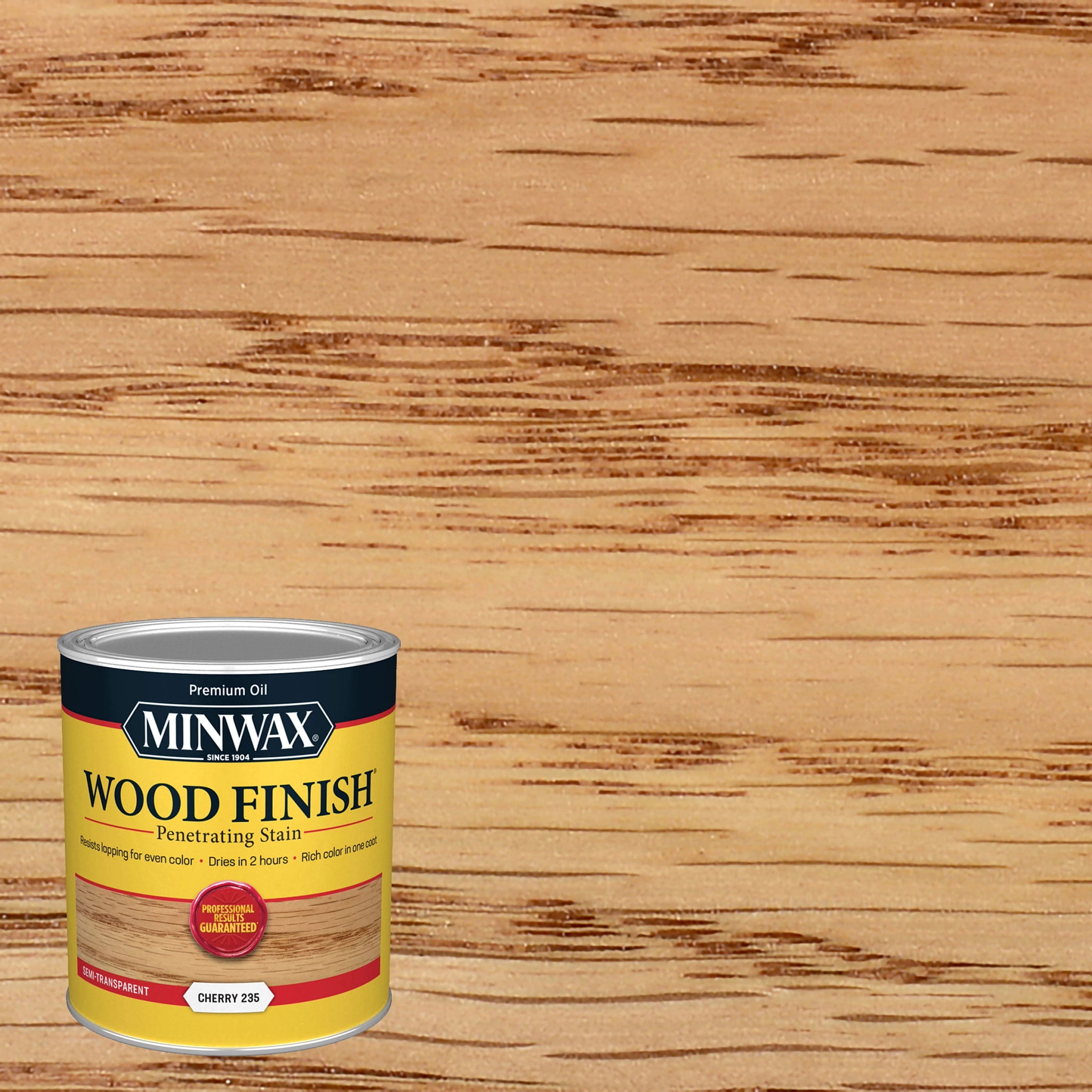 Minwax Wood Finish Cherry Stain 1 Quart for Furniture, Cabinets, Doors ...