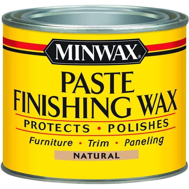 Minwax Natural Paste Finishing Wax, 1-Pound, for Wood Furniture ...