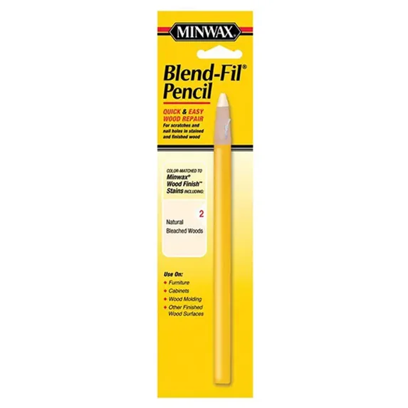 Minwax Blend-Fil Pencil Number 2, Wood Repair, Scratch and Nail Hole ...