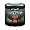Minwax 230054444 Fast-Drying Polyurethane, Warm Semi-Gloss, Clear, 1/2 ...