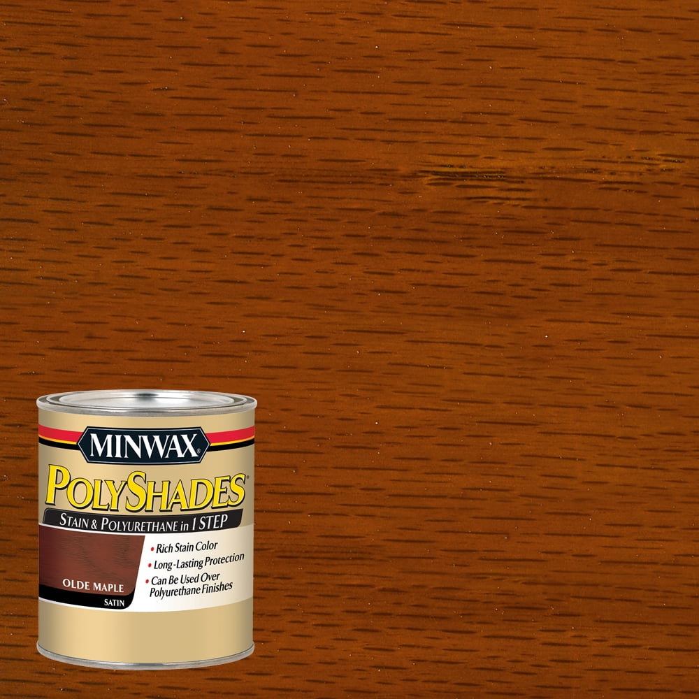 Minwax® PolyShades® Olde Maple, Satin, 1-Qt - Walmart.com