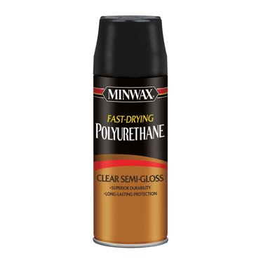 Minwax 33050000 Fast-Drying Polyurethane, Warm Gloss, Clear, 11.5 oz ...