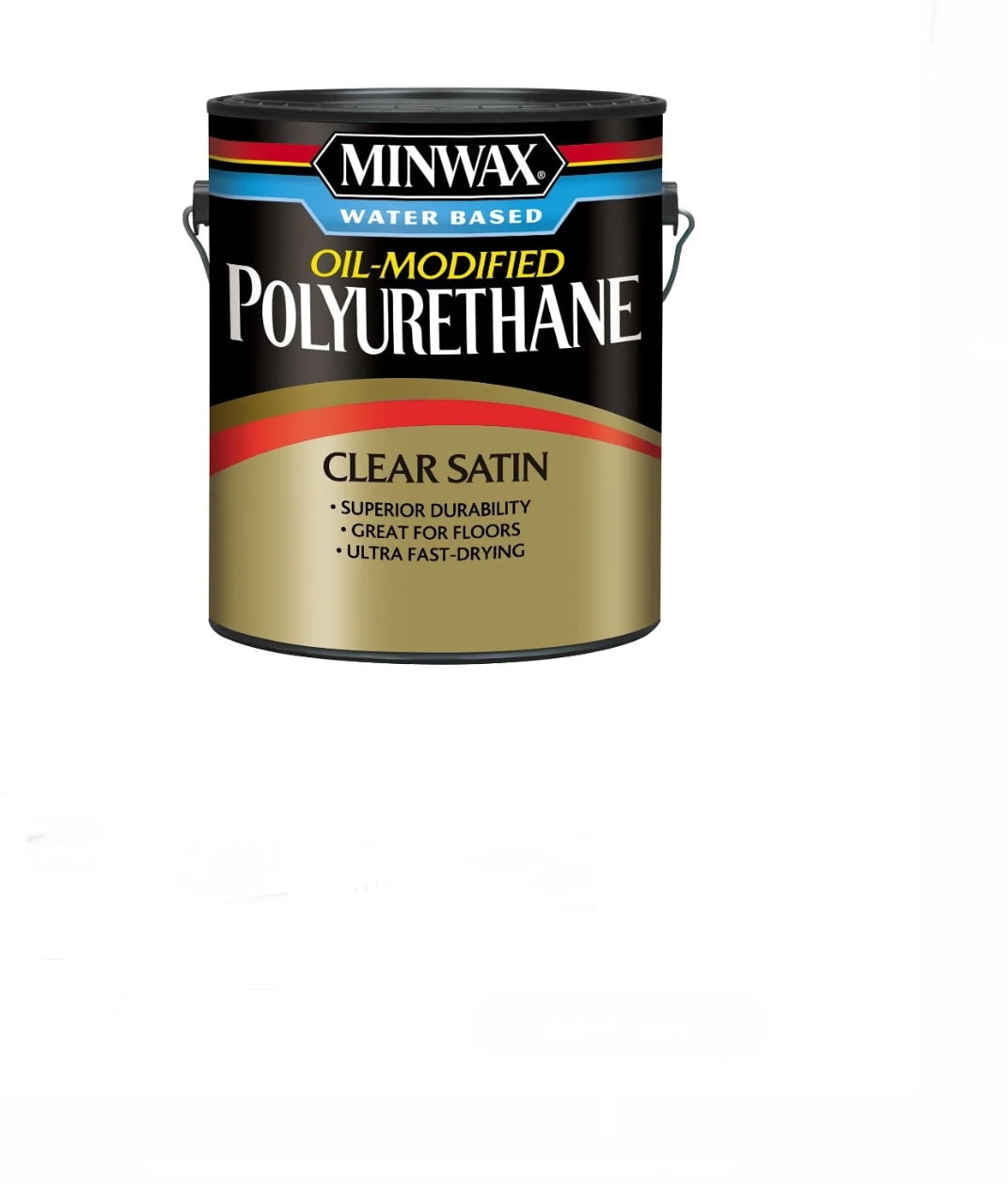 Minwax Water Based Oil Modified Polyurethane Clear Satin 1/2 pint 8oz ...