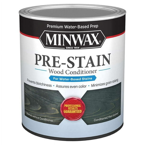 Minwax Water-Based Pre-Stain Wood Conditioner, Clear, 1 Quart - Walmart ...