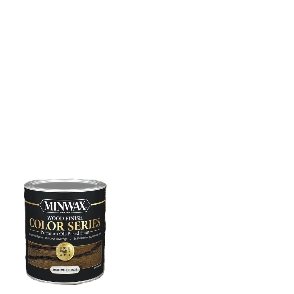 Minwax Wood Finish Color Series Dark Walnut Wood Stain - 1 Quart ...