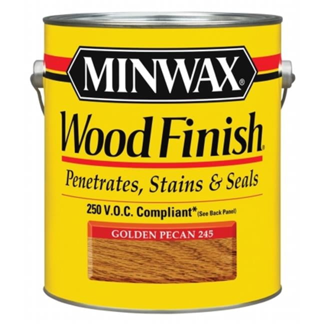 1236850 PNETRT STN GLD PECN 1GAL Minwax Wood Finish 250 VOC Compliant ...