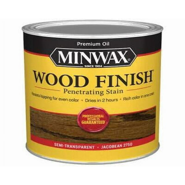 Minwax Wood Finish Semi-Transparent Jacobean Oil-Based Oil Stain 1 qt ...