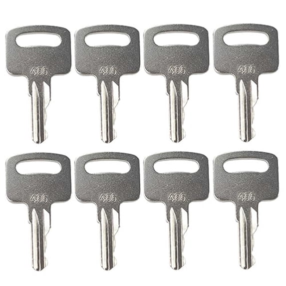 Minxio 8 Common Ignition Keys Suitable For Heavy Construction Machinery ...