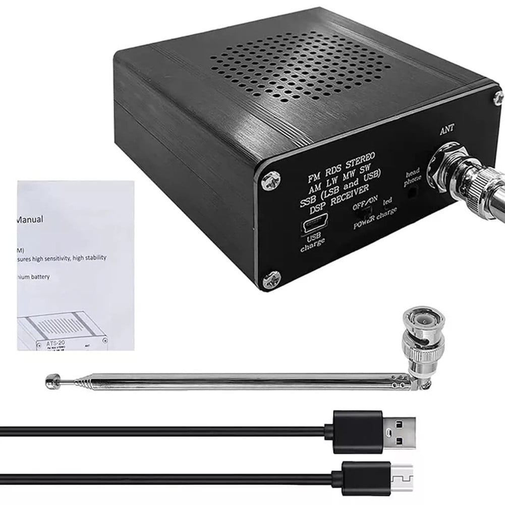 Minxio All Si4732 Portable Shortwave Radio Receiver FM AM (MW SW) SSB ...