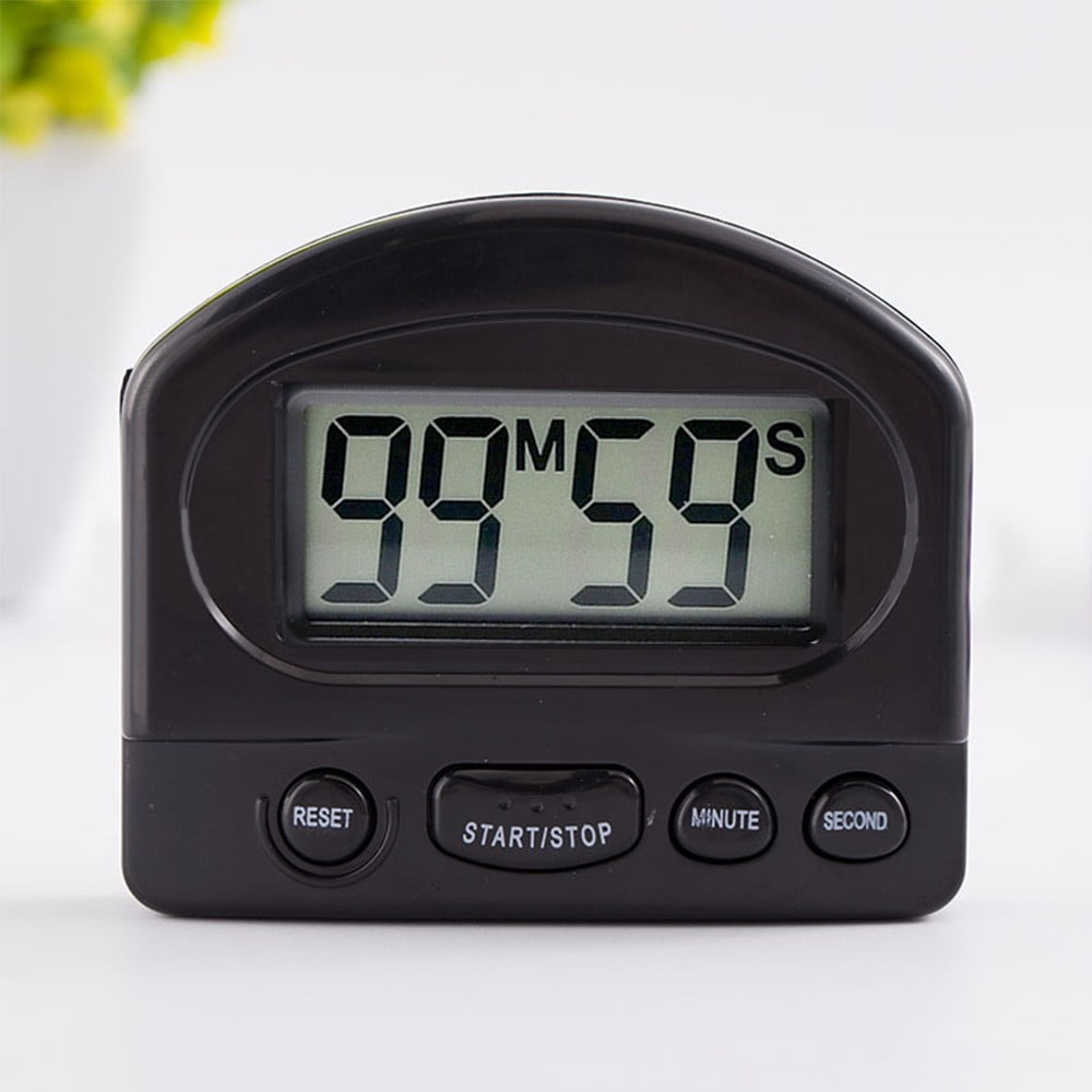 Minxio Digital Kitchen Timer, Mini LCD Count Up Down Clock, Magnetic ...