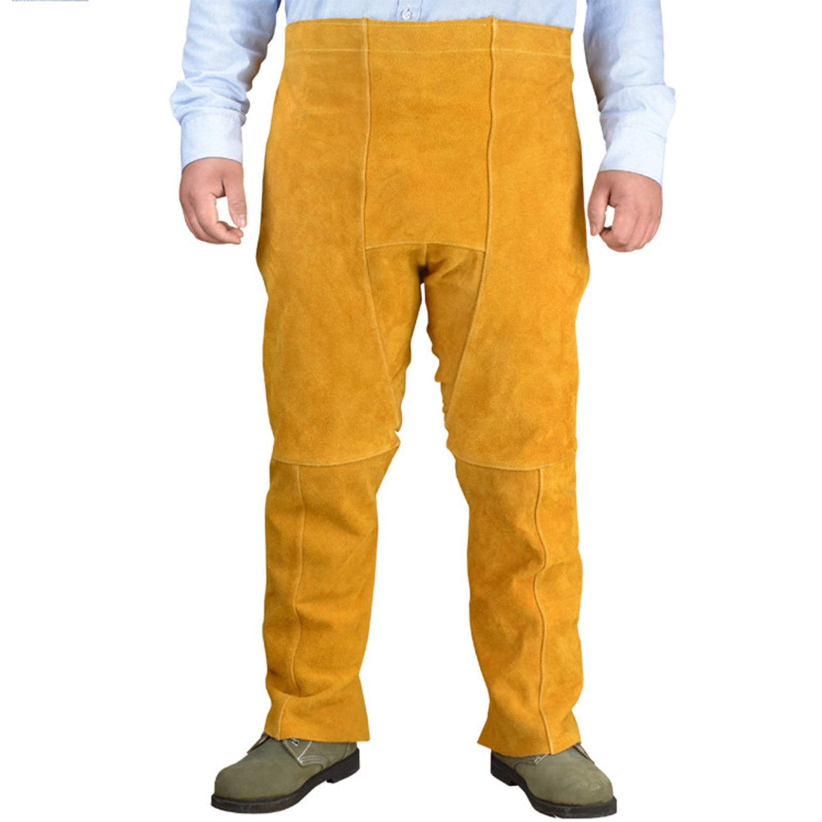 Minxio Fire WearResistant Welding Safety Chaps Leather Apron Style ...