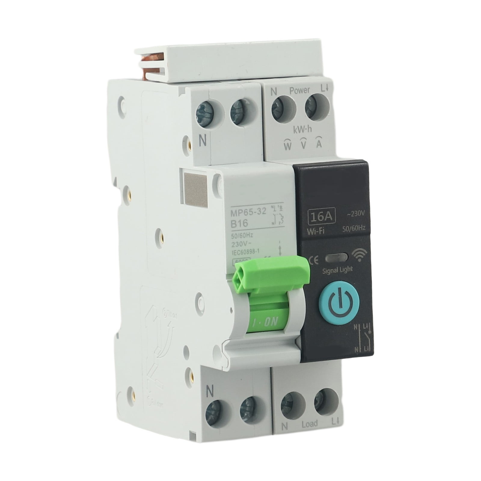 Minxio For Tuya MCB WIFI For Smart Circuit Breaker With Metering 1P 32A ...