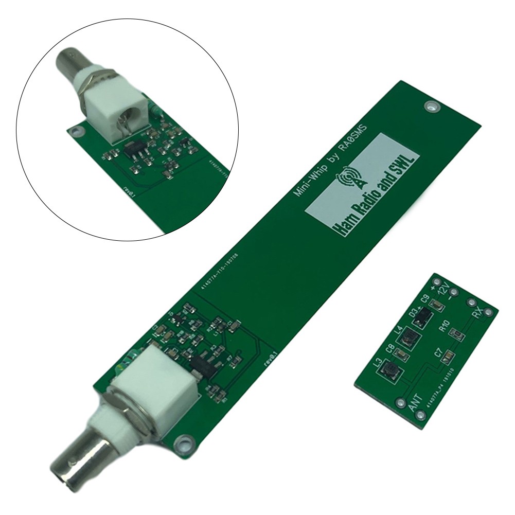 Minxio Portable Mini Whip Active Antenna for Shortwave 10KHZ to 30MHZ ...