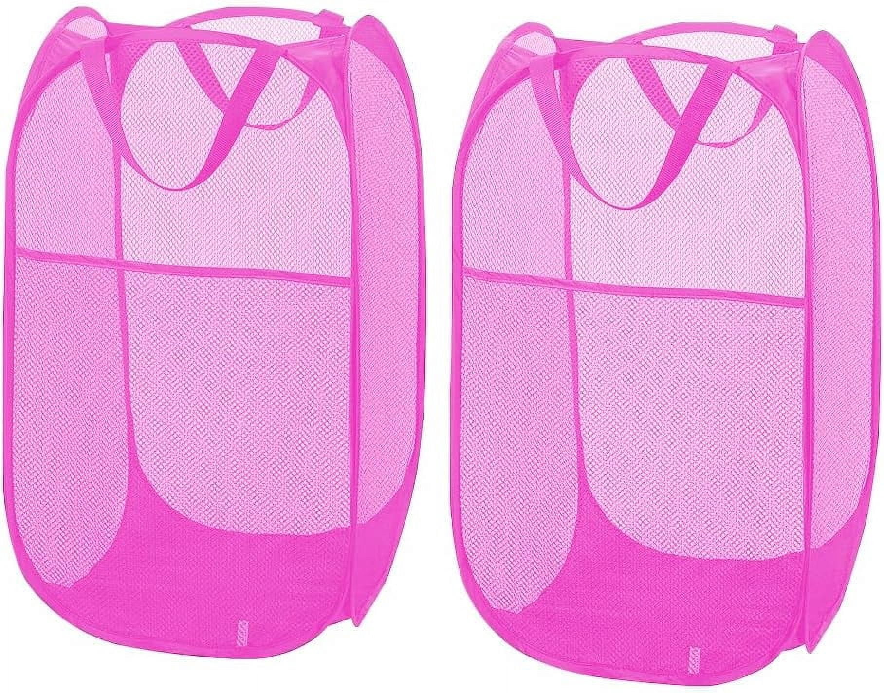 Minzimin 1/2 Pack Foldable Popup Laundry Basket, Collapsible Portable ...