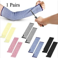 1 Pair Black Polyester Cut-resistant Sleeve, Arm Protection Sleeve ...
