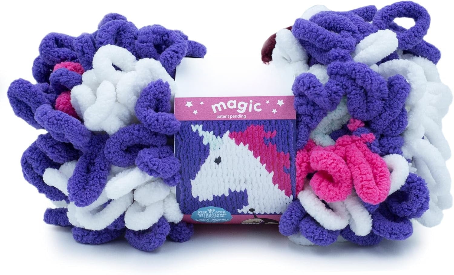 Minzimin 1 Skein Plush, Chunky chenille loop yarn: soft and fuzzy yarn ...