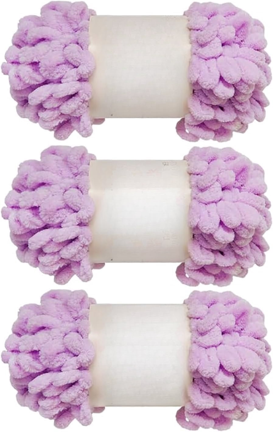 Minzimin 100g Loop Yarn 100% Polyester Chenille Puffy Yarn, Craft ...