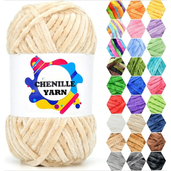 50G Colorful Chunky Hand Knit Wool Milk Cotton Baby Yarn for Crocheting ...