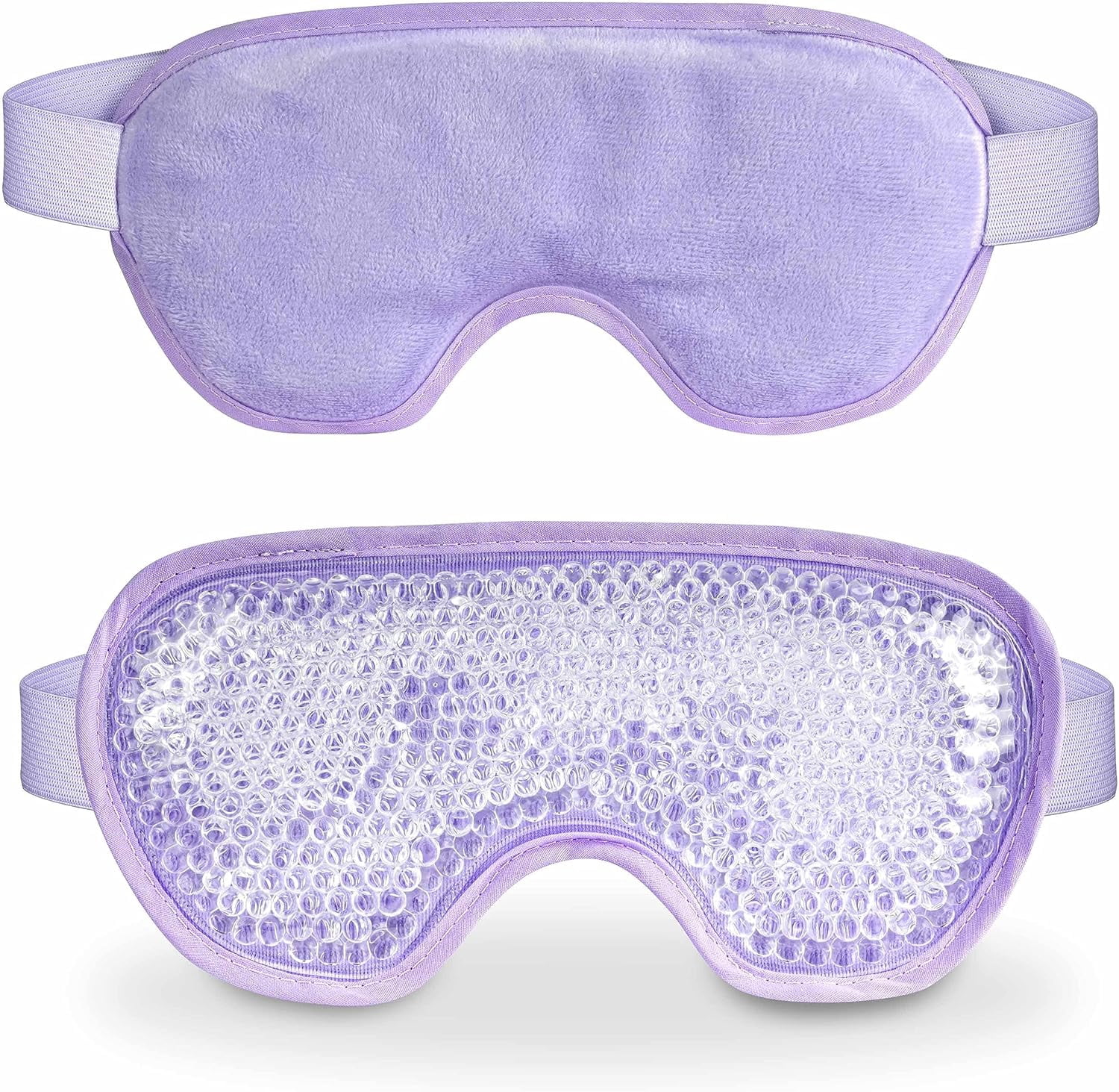 Minzimin 1Pack Cooling Eye Mask with Gel Bead, Reusable Cold Compress ...