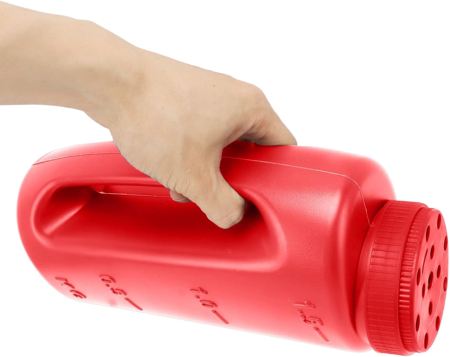 Minzimin 1Pcs Hand Held Spreader, Adjustable Hole Handheld Fertilizer ...