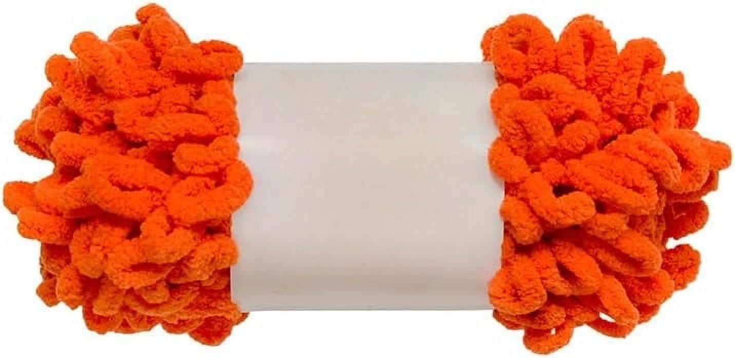 Minzimin 1pcs Loop Yarn 100% Polyester Chenille Puffy Yarn, Craft ...