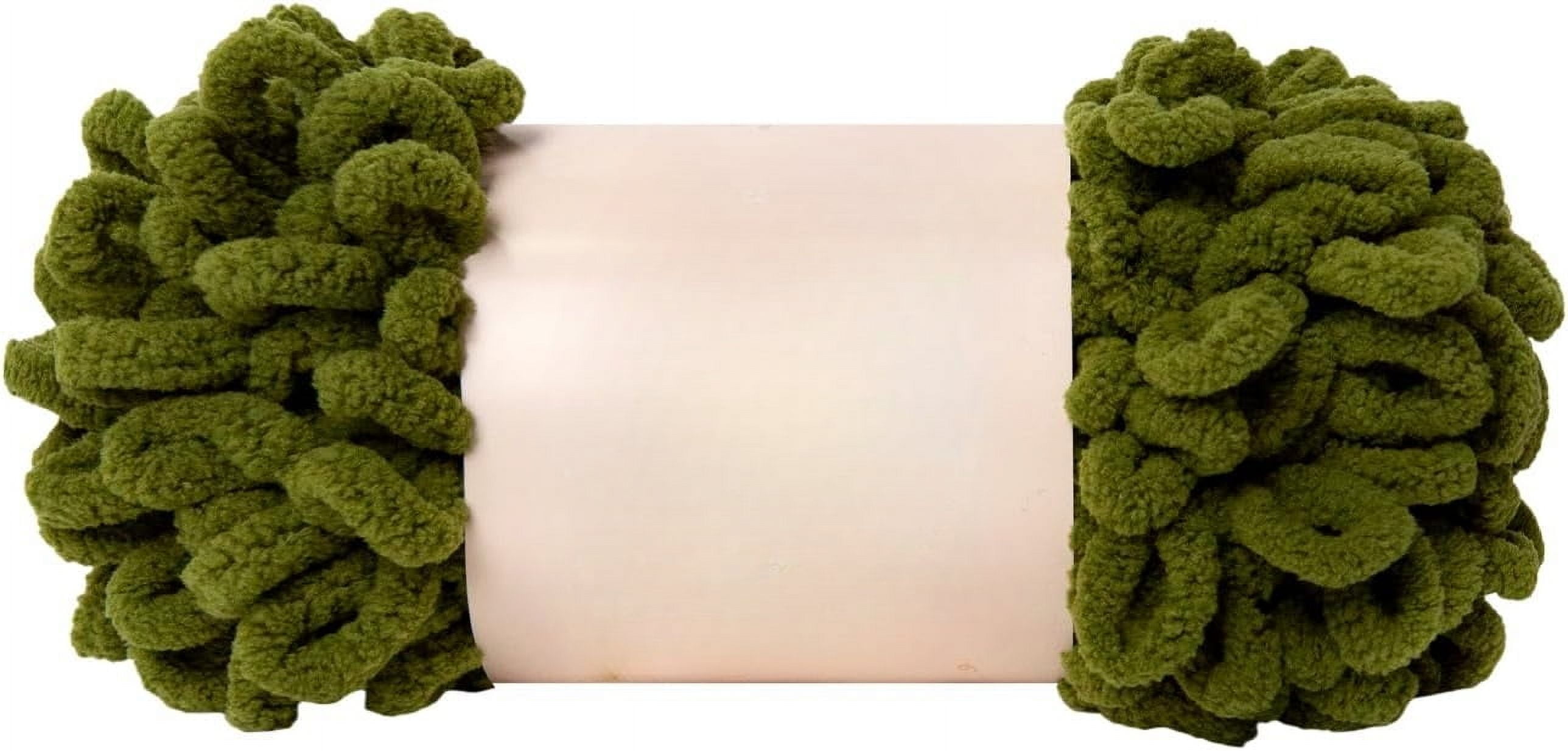 Minzimin 1pcs Loop Yarn 100% Polyester Chenille Puffy Yarn, Craft ...