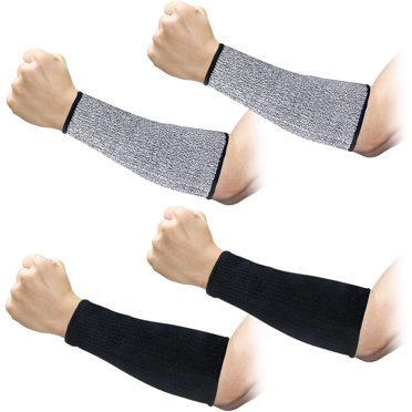 1 Pair Steel Wire Arm Guard Bracer Cut Proof Anti Abrasion Stab ...