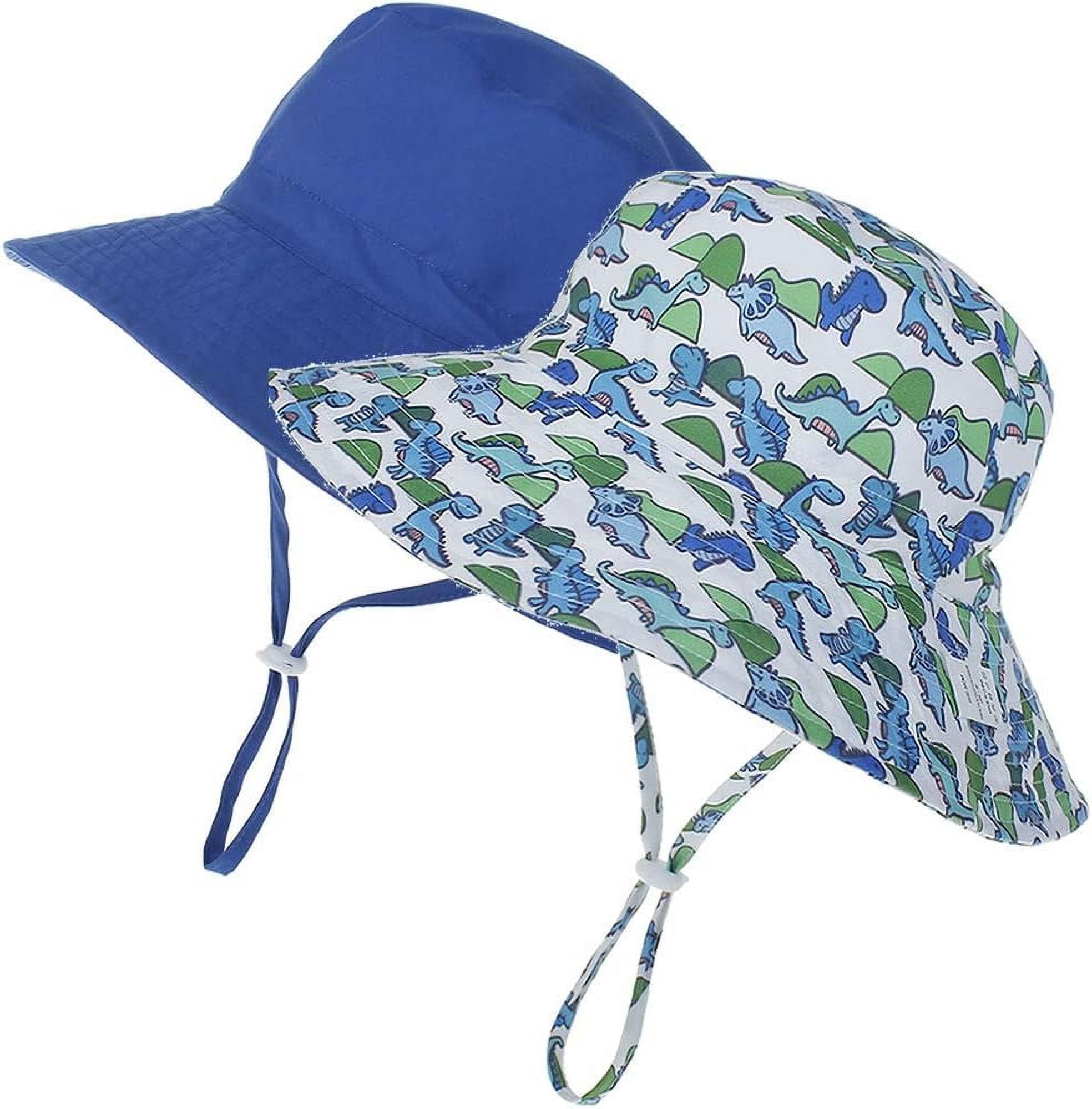 Minzimin 2pack Baby Sun Hat Toddler Summer UPF 50+ Baby Girl Bucket Hat ...